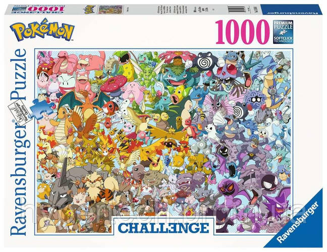 Купити Pokemon Challenge преміум пазли 1000 шт, ціна 1270 ₴ - Prom.ua ...