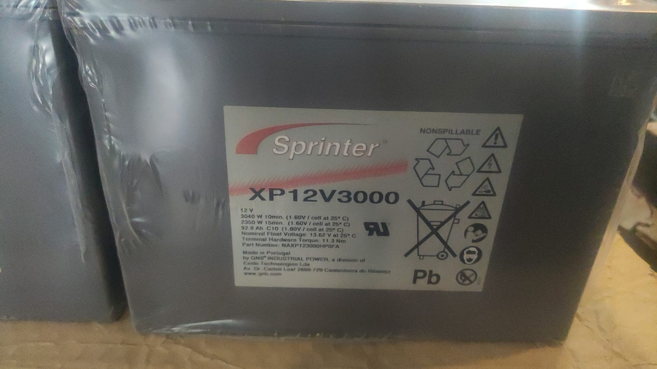 Акумулятор Sprinter XP12V3000 AGM 12В 100Ач, цена 16400 грн — Prom.ua ...