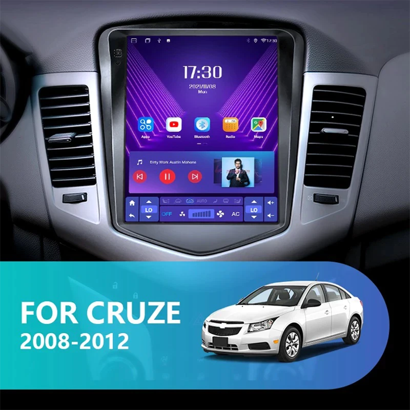 Купить Штатная магнитола Chevrolet Cruze (2008-2015) 1/16GB ANDROID 10 ...