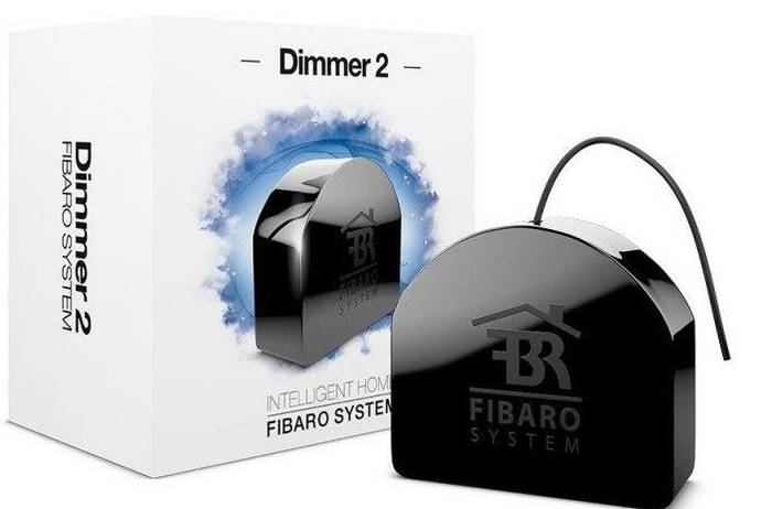 Купить Умное реле Fibaro Dimmer 2, Z-Wave, 230V, макс. 1.1А, 250Вт ...