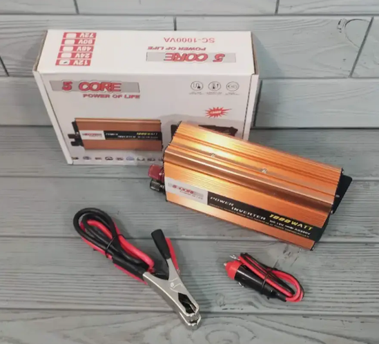 Преобразователь напряжения 12V-220V 1000W инвертор автомобильный 1000W ...