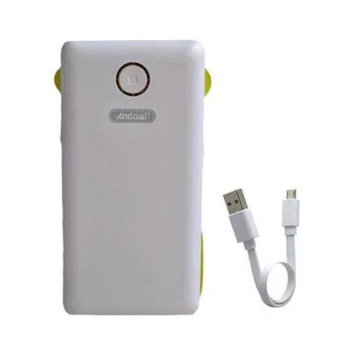 Power Bank model Q-T70 20000 mAh білий із зеленим кабелем Q9 (ID ...