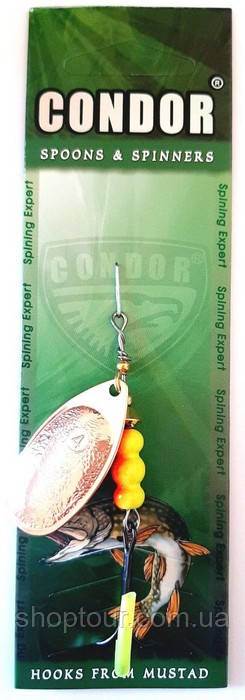 Блешня-вертушка, Condor, 10гр, колір 114 (ID#1742229170), ціна: 62.96 ₴, купити на Prom.ua