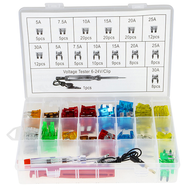 Комплект Предохранителей Автомобильных 5A-30A в Ассортименте 150 Шт ...