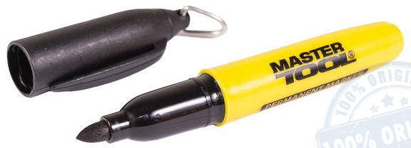 Купить Маркер перманентный Mastertool - черный (80 шт.), цена 784.25 ₴ — Prom.ua (ID#1336937900)