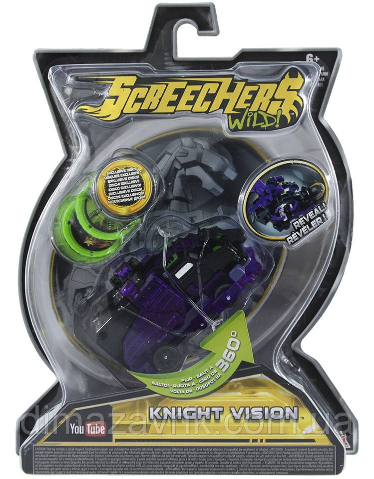 Дикие Скричеры 1-й Сезон Машинка Трансформер Screechers Wild Original ...