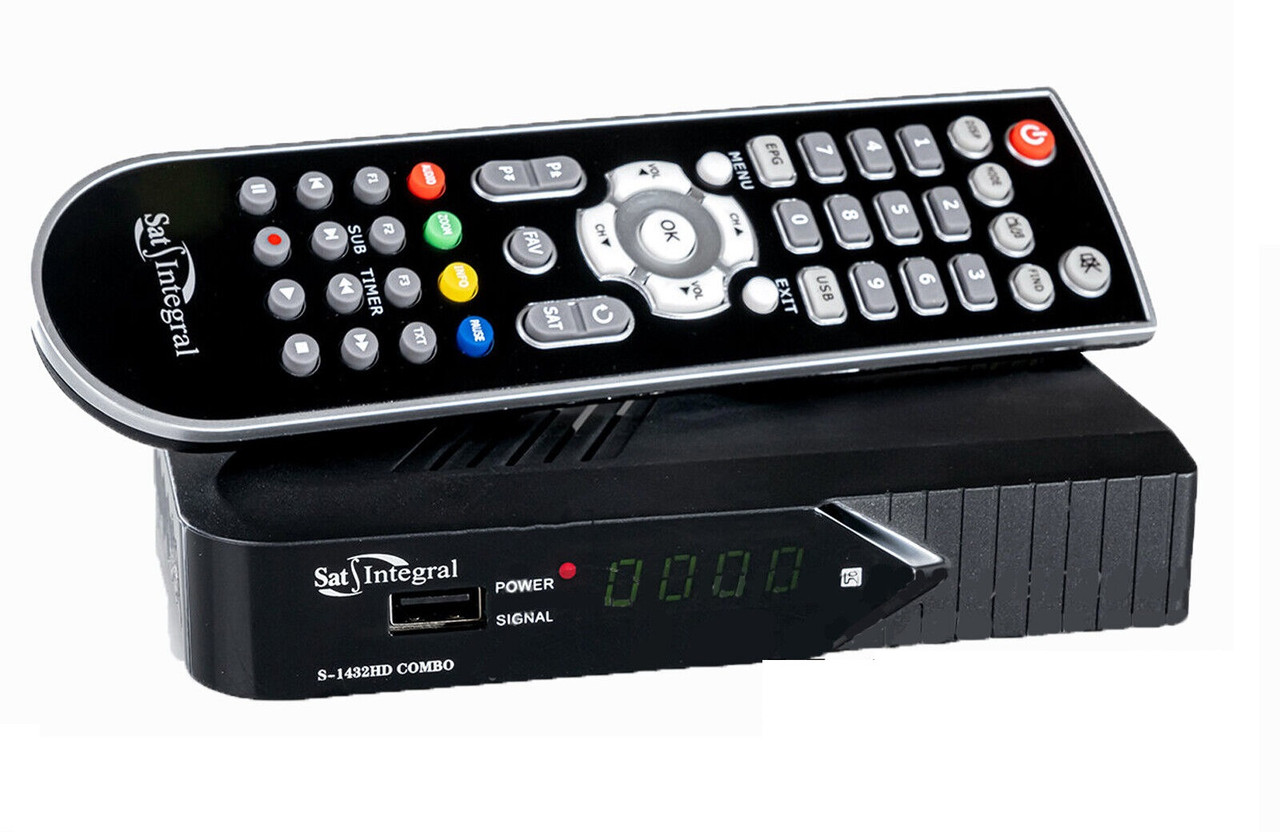 Sat-Integral S-1432 HD Combo - комбинированный тюнер DVB/S/S2/T/T2/C ...