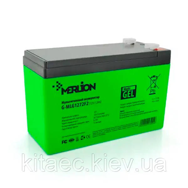 Аккумулятор для Бесперебойника 12v 7.2ач 150х60х90 Green Q5/480 MERLION ...