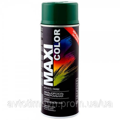 Аэрозольная краска MAXI COLOR темно зеленая 400мл (MX6005) (ID ...