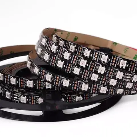 SMART-лента, 5 В, 60 д/м, RGB, IP20 (без силикона), SMD 5050, WS 2812B ...