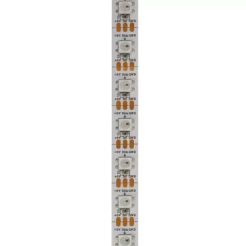 SMART-лента, 5 В, 60 д/м, RGB, IP20 (без силикона), SMD 5050, WS 2812B ...
