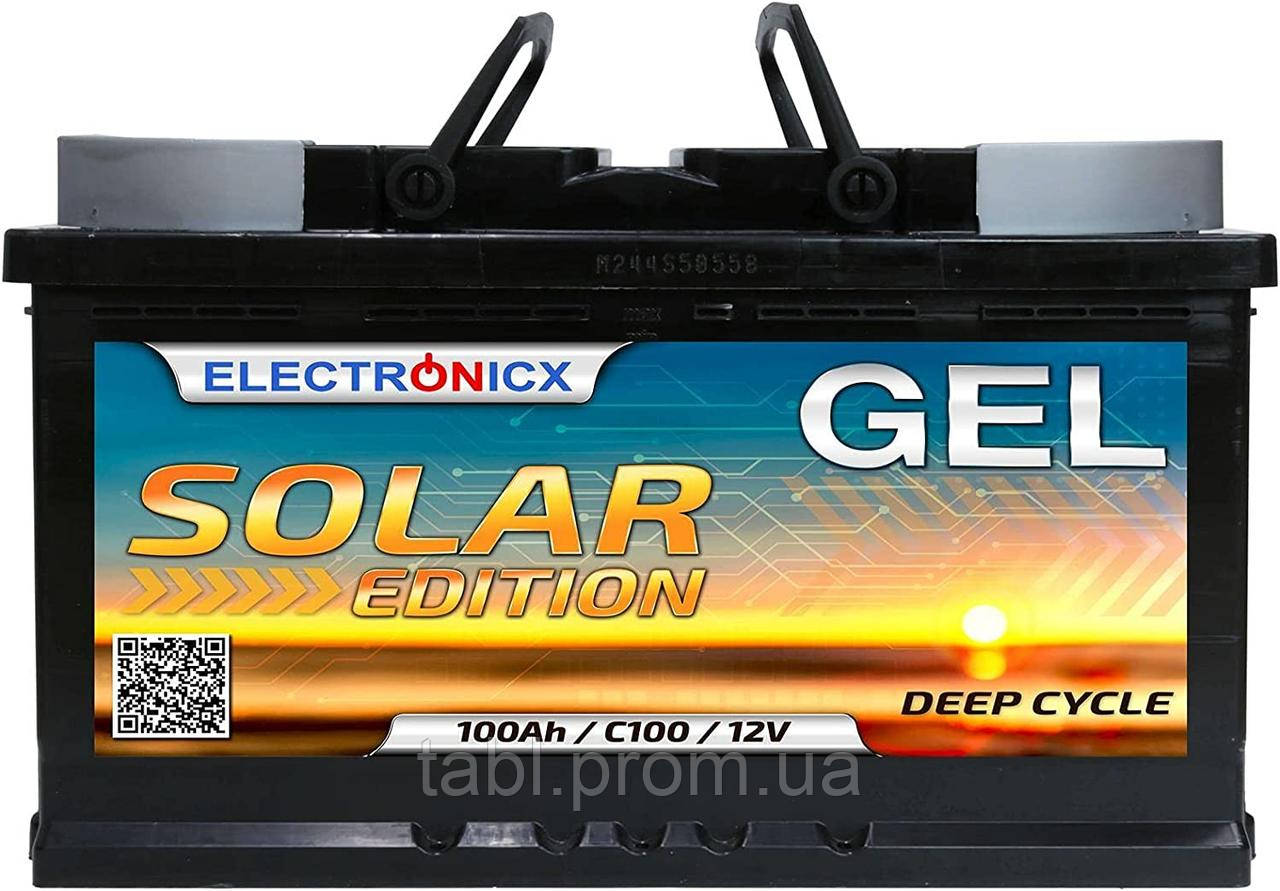 Гелевый аккумулятор 12v 100Ah GEL Electronicx Solar Edition (ID ...