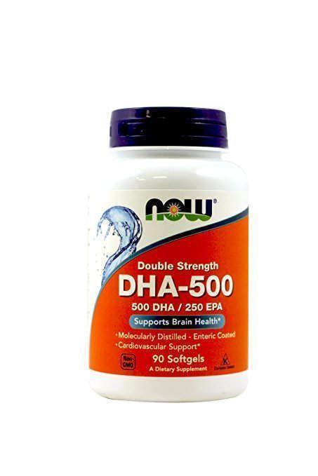 Купить Омега 3 DHA 500/250 EPA Now Foods DHA-500 (докозагексаеновая ...