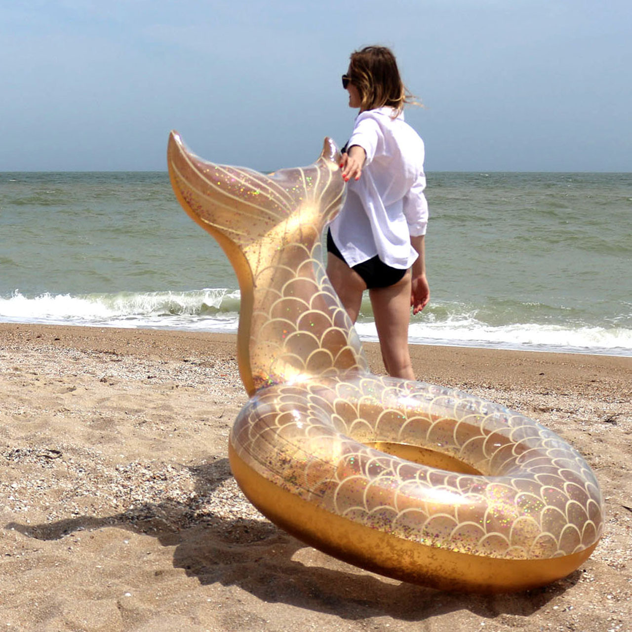 Купить Надувной круг Intex «Русалочка», 175х119 см (56258), цена 586.50 ...