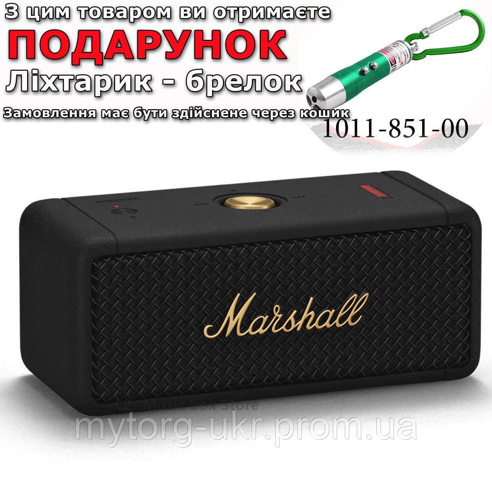 Колонка Marshall Emberton Bluetooth IPX7 у Ретро Стилі Чорний — Купить ...