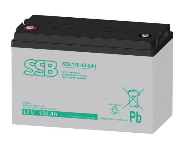 Аккумулятор SSB SBL120-12i AGM | SSB аккумулятор 12V 120Ah | Аккумулятор 12V-120 Ah | АКБ 120 Ah ...