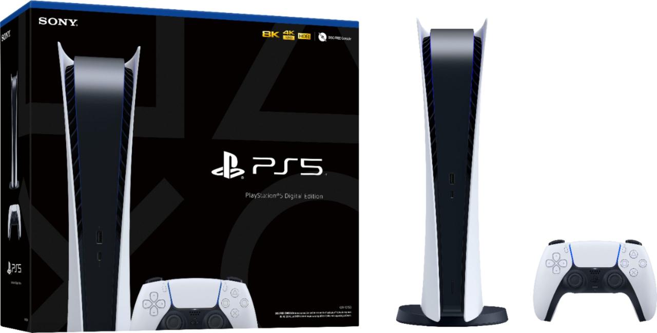 Игровая Приставка Sony PlayStation 5 Digital Edition (PS5) 825Gb ...