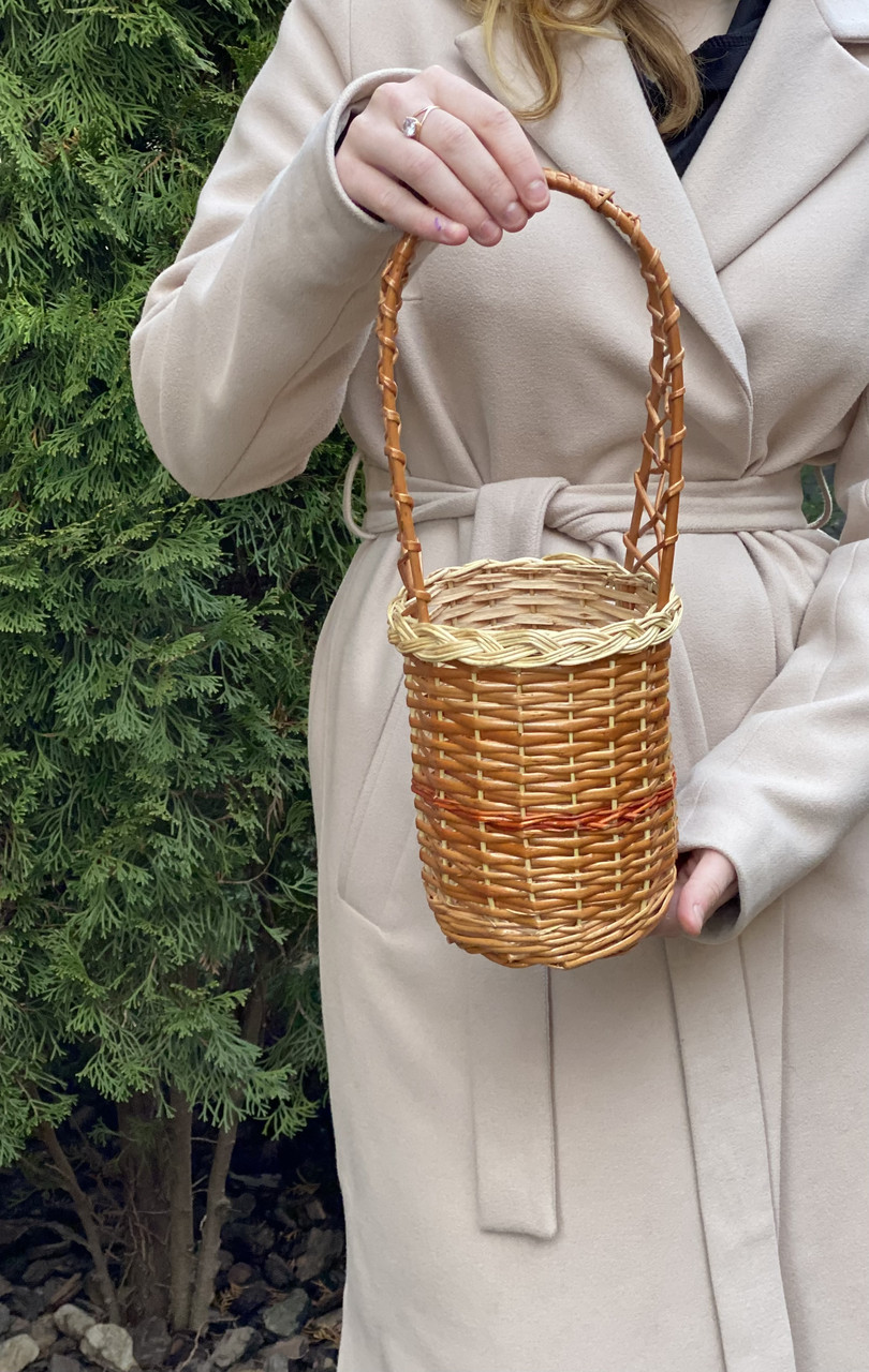 Корзина плетена для освяченні води Арт 509020 продаж ціна у Хусті Кошики плетені вироби від