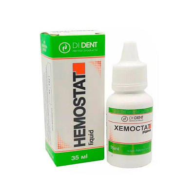 ХЕМОСТАТ Рідина 35мл, тм ДіДент, ціна: 70 ₴, купити на Prom.ua