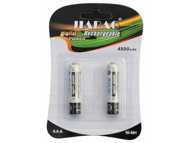 Аккумулятор (батарейка) JIABAO AAA (R03, LR03, "МИНИ-ПАЛЬЧИК") 4800 mAh ...