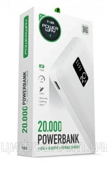 Powerbank Power Way TX-23 20000mAh: продаж, ціна у Чернівцях ...