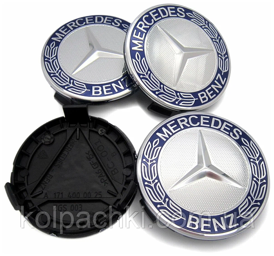 Колпачки в диски Mercedes A1704000025 75мм 70мм синие (ID#1483147195 ...
