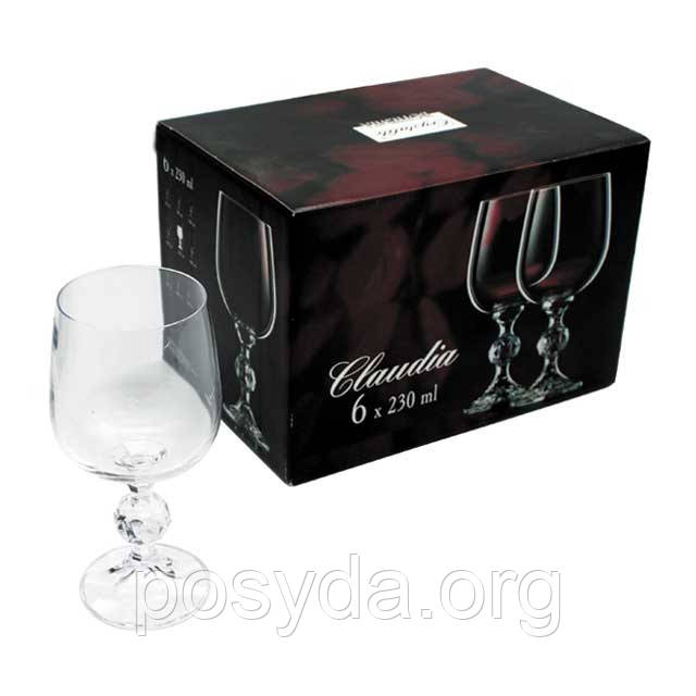 Купити Келихи для вина Claudia 230мл Bohemia ціна 673 грн Prom Ua Id 1744931465