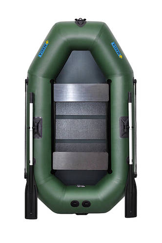 Купить Лодка пвх надувная гребная двухместная ΩMega 220LS(PS) зеленая ...