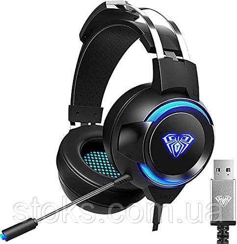 Купить AULA G91 Игровая киберспортивная гарнитура USB-интерфейс, цена ...