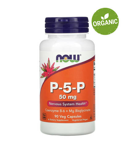 Now Foods, P-5-P, Витамин В6, b6, 50 мг, 90 капсул (ID#1745088037 ...