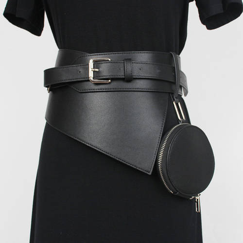 Ремінь пасок жіночий широкий з гаманцем еко-шкіряний масивний ремінь ...