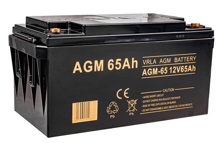 Купить Аккумулятор AGM 12V 65Ah VOLT POLSKA 6AKUXAG065, цена 5000 ...