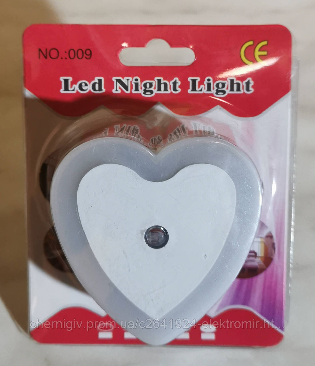Ночник Светодиодный Сетевой Сердце (белый) — Купить Недорого на Bigl.ua ...