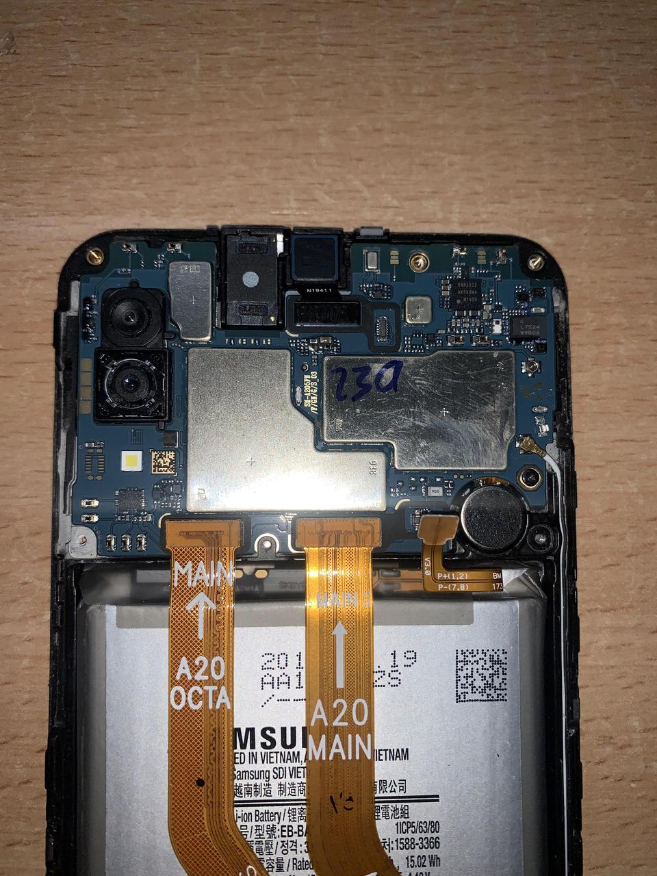 Материнская Плата Samsung A20 (A205F) 3/32Gb Оригинал — Купить Недорого ...