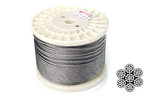 Трос 6мм DIN 3060 (6х19+1х19) нержавеющий А2 100м APRO (ID#1708922140), цена: 69.54 ₴, купить на ...