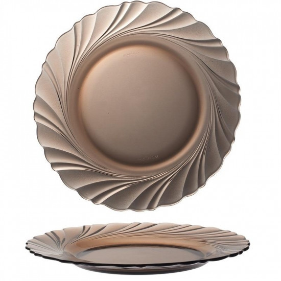 Купить Тарелка обеденная стеклянная Duralex 23,5 см - Стеклянные ...