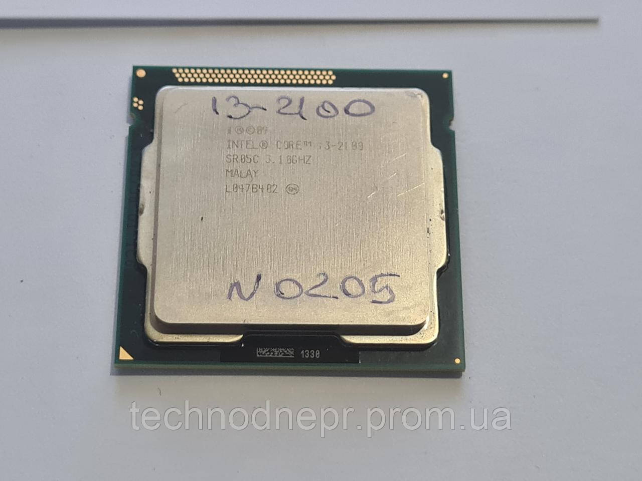 Процессор Intel Core i3-2100 - 3.10 GHz - 2 Ядра - 4 Потока - Кэш 3Mb ...