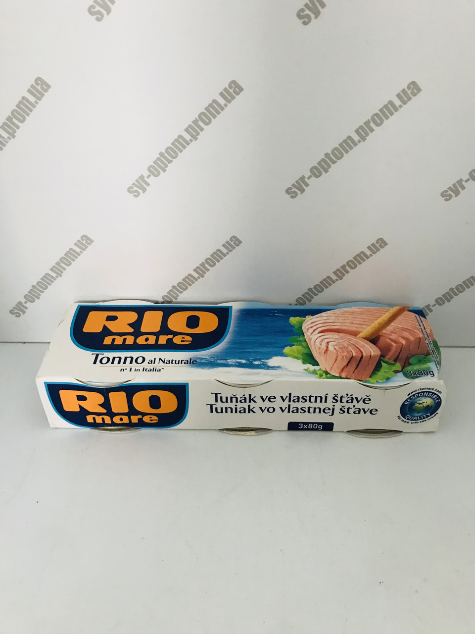 Купити RIO mare Тунець у власному соку/Італія 3*80г, ціна 141.50 грн ...