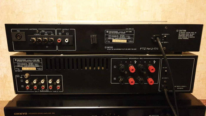 Усилитель + тюнер KENWOOD KA-30/KT-30 (рабочие из Германии), цена 3542 ...