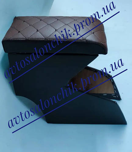 Подлокотник на ваз 2110 2111 2112 коричневый ромб со строчкой (ID ...