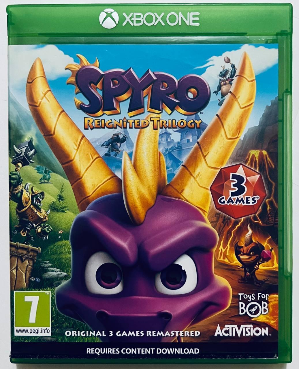 Spyro Reignited Trilogy, Б/У, английская версия - диск для Xbox One (ID ...