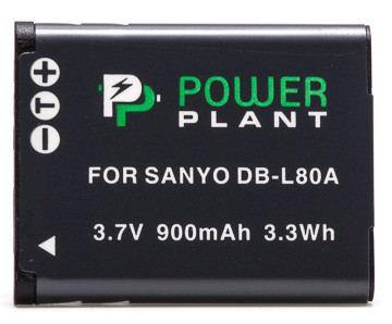 Купить Аккумулятор PowerPlant Sanyo DB-L80, D-Li88 900mAh, цена 299 ...