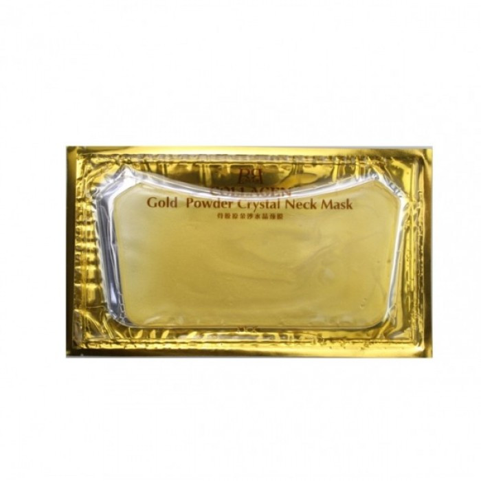 Патчи для Шеи Collagen Gold Powder Crystal Neck Mask, с Золотом и ...