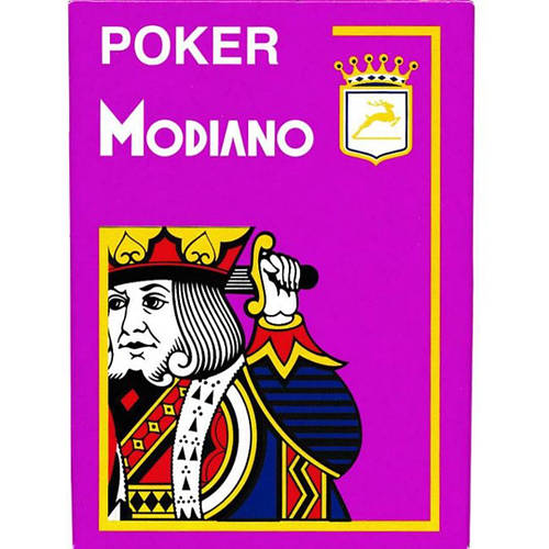 Гральні Карти Modiano Poker 100% Plastic 4 Jumbo Index Purple (ID ...