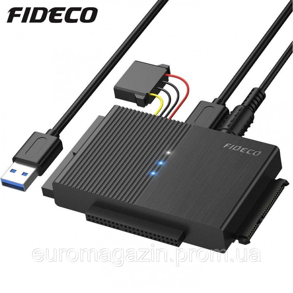 Адаптер - Переходник USB 3.0-SATA-IDE FIDECO PL319 — Купить Недорого на ...