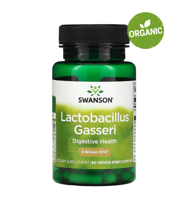 Swanson, Lactobacillus Gasseri, 3 Млрд КОЕ, 60 Капсул — Купить Недорого ...