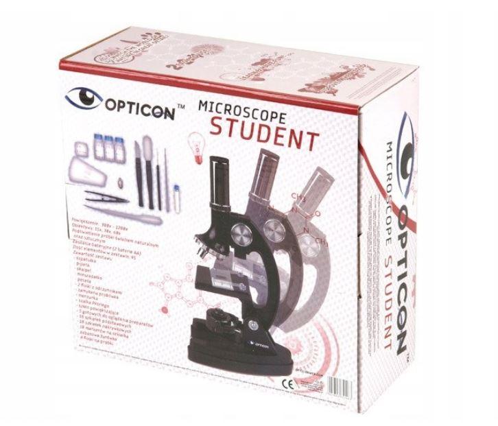 Оптичний мікроскоп Opticon Student 1200x + аксесуари (ID#1747297966 ...