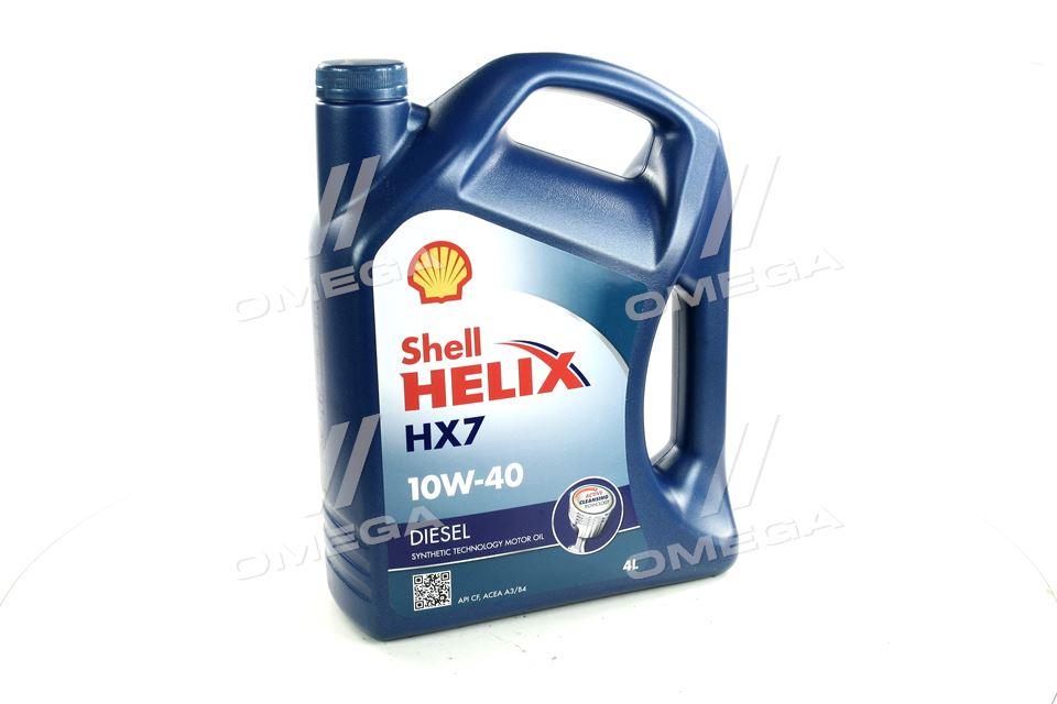 Олива моторна SHELL Helix Diesel HX7 SAE 10W-40 (Каністра 4л) 4107454 ...