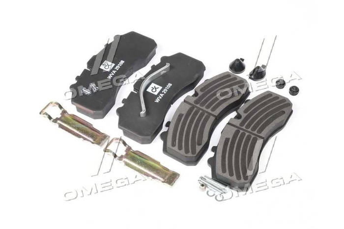 Купити Колодка гальм. диск. (компл. на вісь) BPW, DAF XF95, IVECO, MB ...