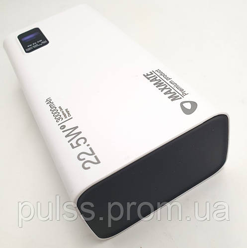 Мощный Повербанк Power Bank с быстрой зарядкой 30000mAh 4 USB /Type-C ...